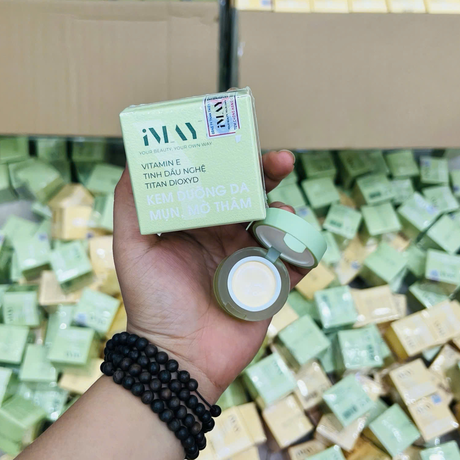 Kem Face Thanh Mây iMay Cream Nắp Xanh - Sỉ Mỹ Phẩm Online