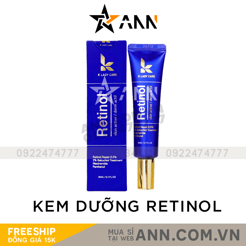 Kem Tái Tạo Da Retinol K Lady Care Sỉ Mỹ Phẩm Online