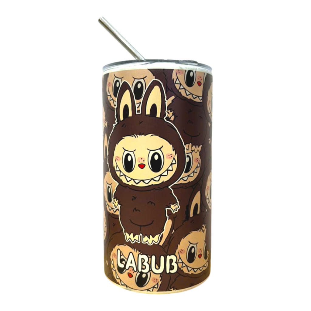 Sỉ ly Giữ Nhiệt Labubu 600ml Kèm Ống Hút 16x7.5x7.5cm - Sỉ Mỹ Phẩm Online