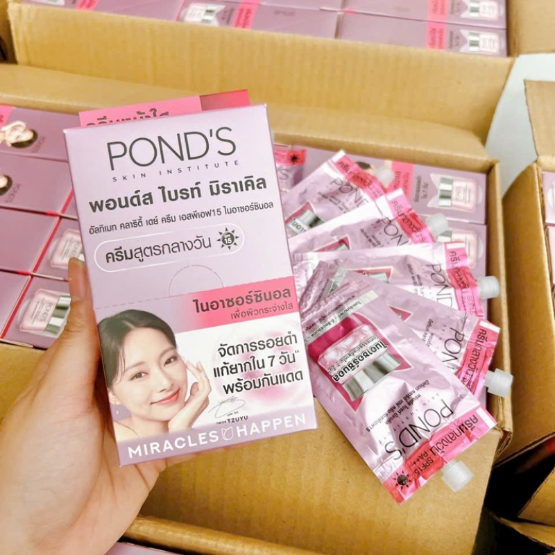 Kem Dưỡng Da Mặt Ponds Thái Lan Hộp 6 Gói x 6,5g Chính Hãng - Sỉ Mỹ ...