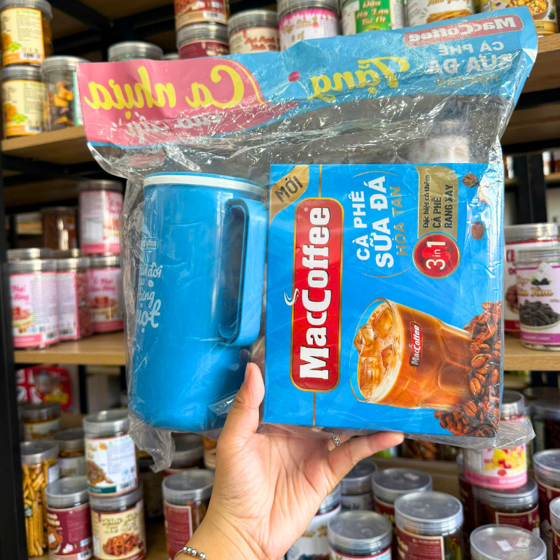 Bảng giá sỉ cà Phê Sữa Đá Hòa Tan Maccoffee 3 In 1 Hộp 10 Gói Thơm Ngon ...